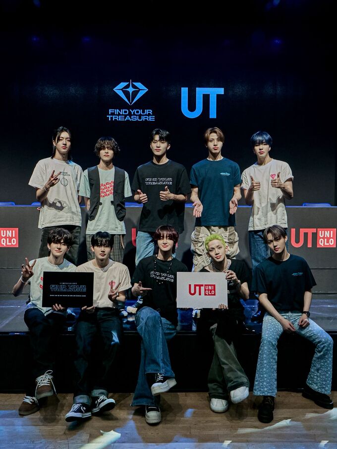 TREASURE and UNIQLO UT Collection Collaboration, A Special Meeting with ...