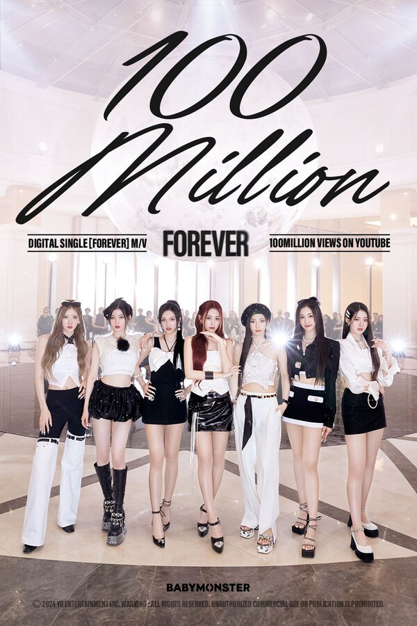 BABYMONSTER 'Forever' Music Video Reaches 100 Million Views on YouTube ...