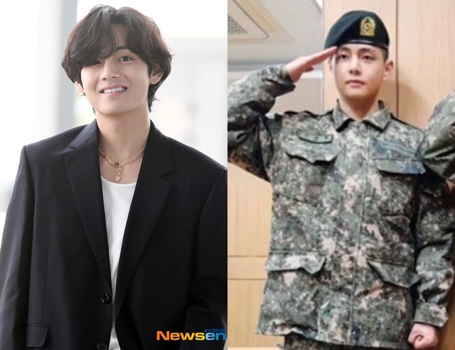 BTS V, even during his military service, continues to shine with his ...
